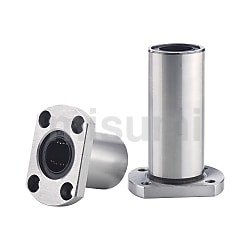 经济型 导向专用 直线轴承 标准两面切割法兰 单衬 双衬型_直线轴承-米思米官网