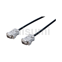 EMI对策 RS232C线束 Dsub9芯-Dsub9芯组装式自由长 直排接线 米思米原创品_RS232C电缆-米思米官网