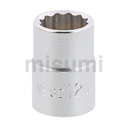 套筒(12角) 3D_前田金属TONE套筒扳手-米思米官网